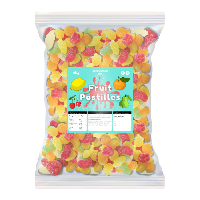 FRUIT PASTILLES (CANDYCRAVE) 2KG