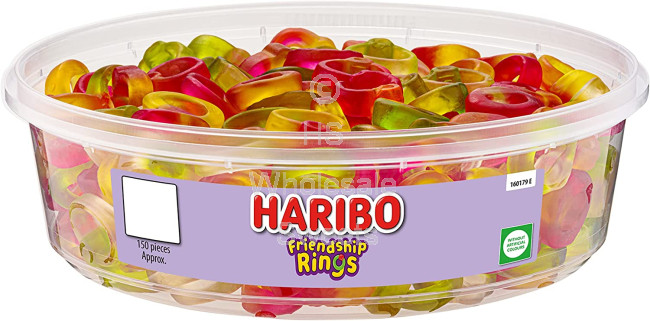 HARIBO TUB FRIENDSHIP RINGS 480g