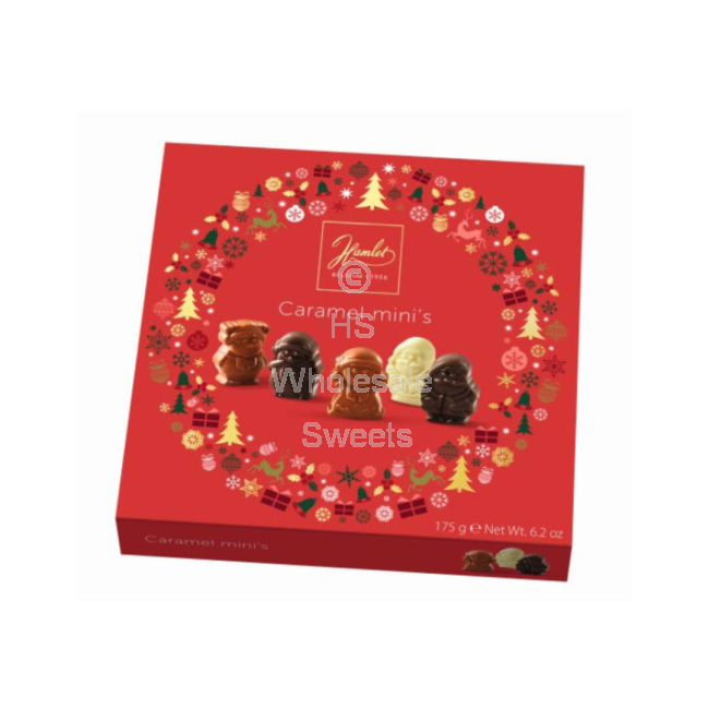 Hamlet Box Caramel Minis Winter Red 175g