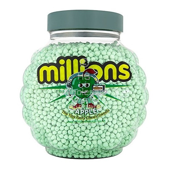 Millions Apple Sweets Jar 2.27kg