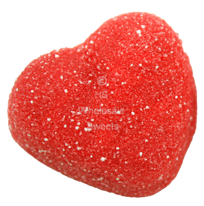 Damel Sour Strawberry Hearts 1kg