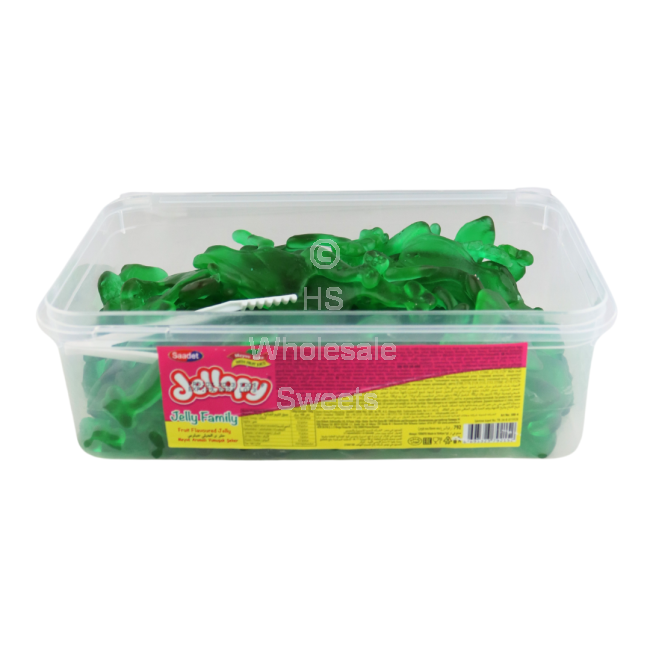 Jellopy Halal Jelly Frogs Tub 900g