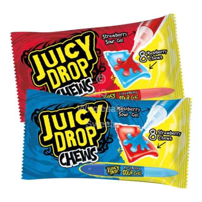 JUICY DROP CHEWS (BAZOOKA) 12 COUNT