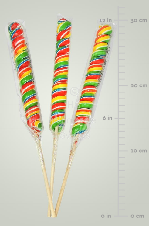 Kandy Kandy Tall Twister Lollies 24 x 80g