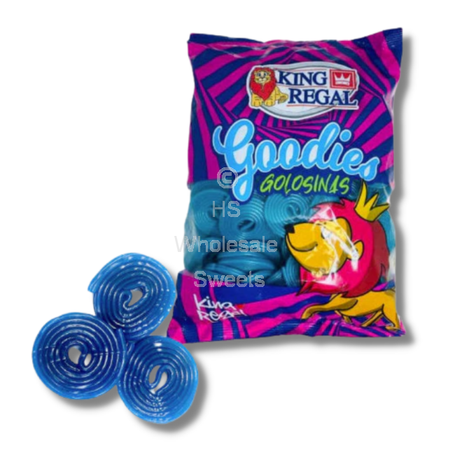 BLUE RASPBERRY WHEELS (KING REGAL) 1KG