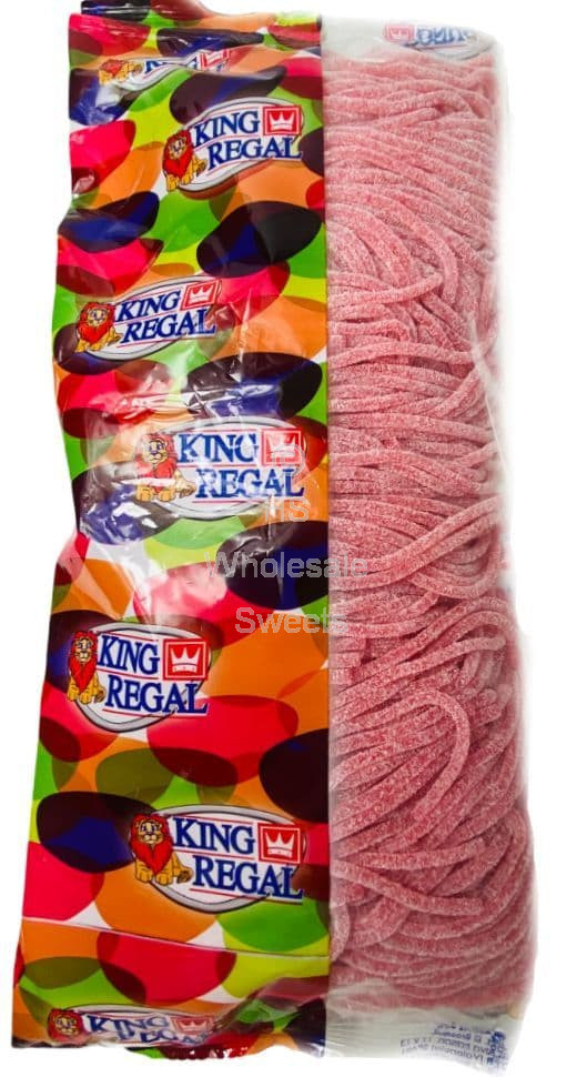 King Regal Sour Red Strawberry Spaghetti 1kg
