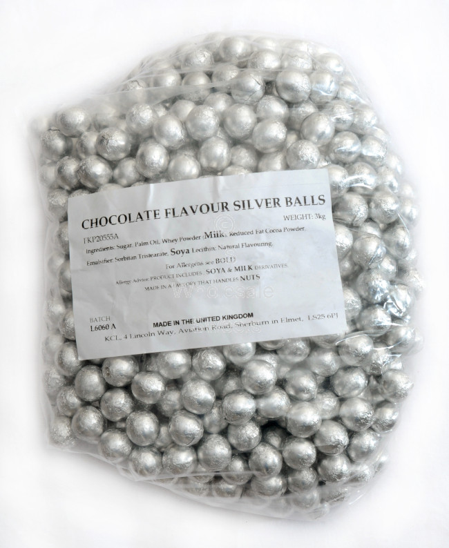 Kinnerton Chocolate Flavour Gold Balls 3kg