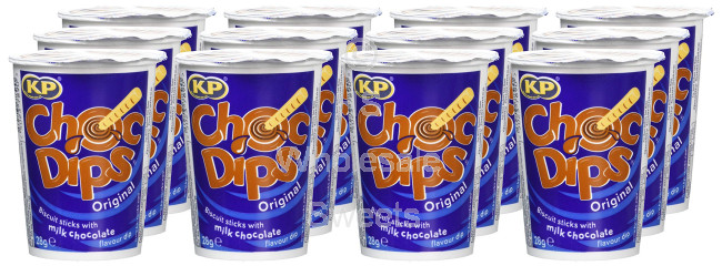 KP Choc Dips Original 12x28g