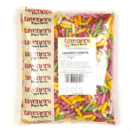 Liquorice Comfits | Taveners Sweets