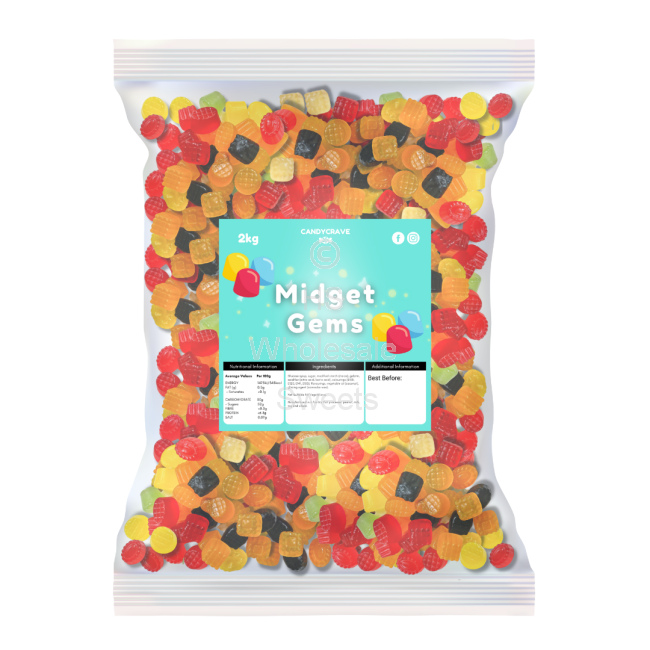 MIDGET GEMS (CANDYCRAVE) 2KG