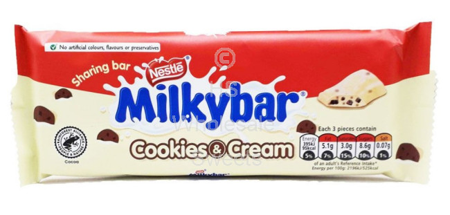 MilkyBar Cookies and Cream 14x90g