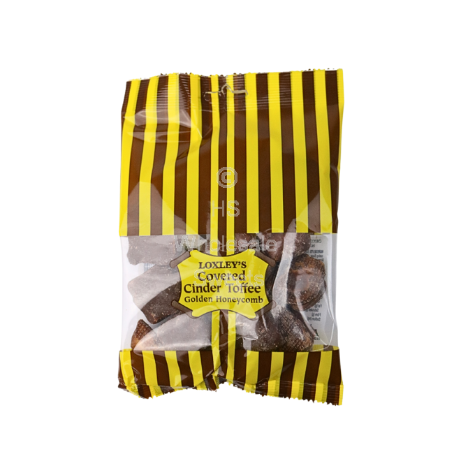Loxleys Chocolate Covered Cinder Toffee 18x125g