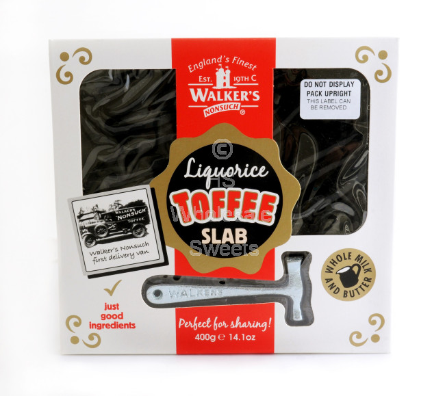Walkers Nonsuch Liquorice Toffee Slab 400G
