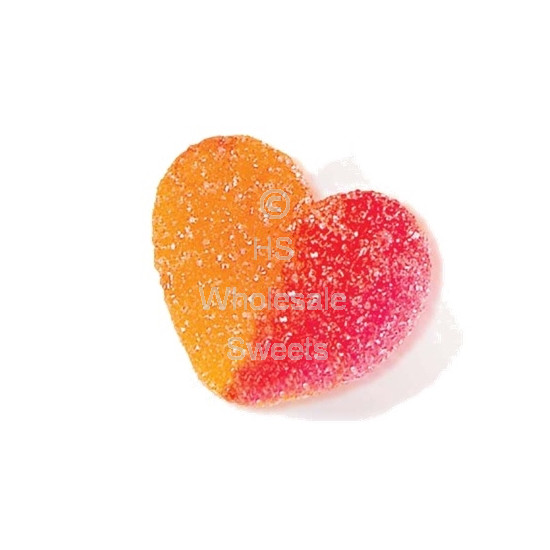Vidal Peach Hearts | Heart Sweets
