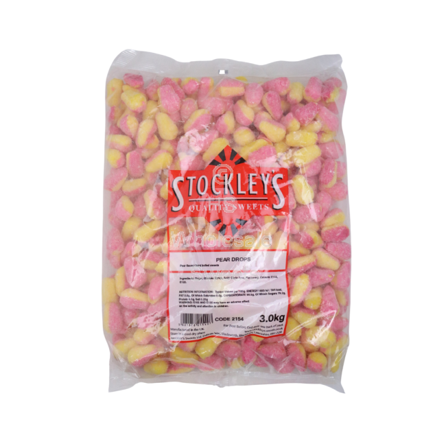 Stockley's Unwrapped Pear Drops 3KG