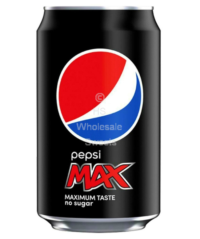 Pepsi Max Cola Cans 24x330ml