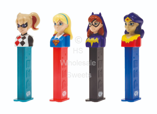 Pez DC Comic Girls 12 Count
