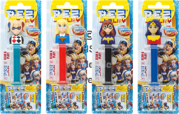 Pez DC Comic Girls 12 Count