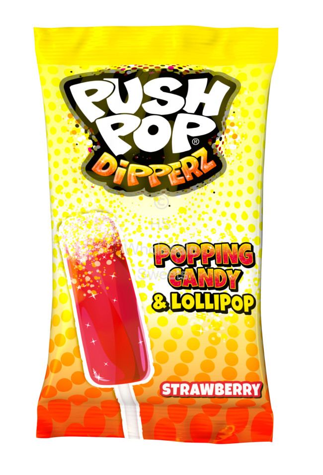 Bazooka Push Pop Dipperz 12g 48 Count