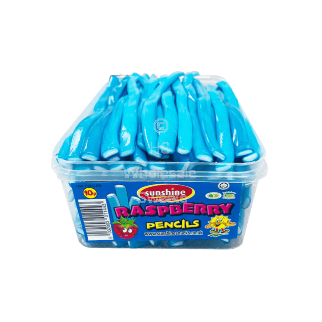 Sunshine Blue Raspberry Pencils 100 Count