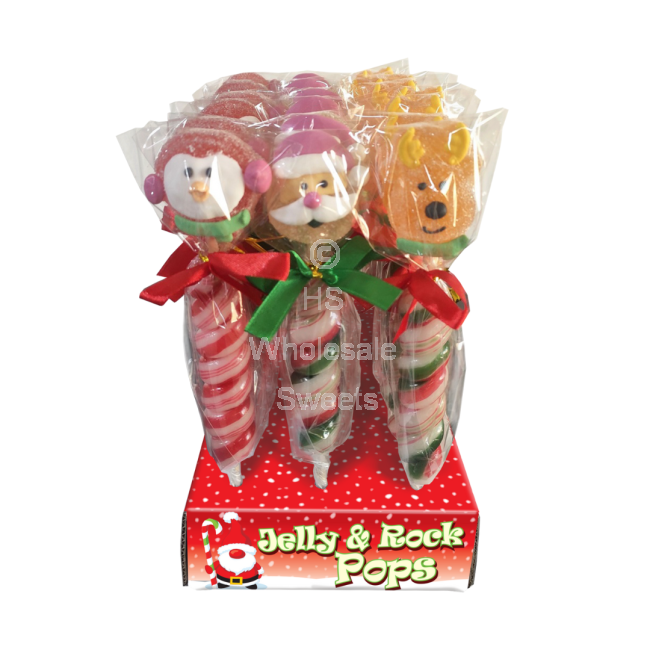 Rose Christmas Jingle Rock Pops 12x60g