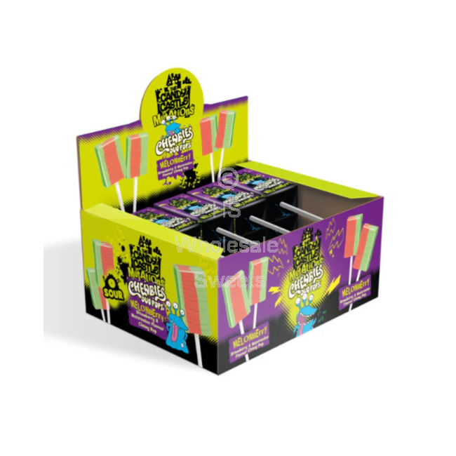 Candy Castle Mutations Chewbies Duo Pops Melonberry 30x10g