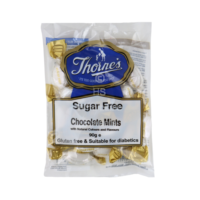 Thornes Sugar Free Choc Mints 12x90g