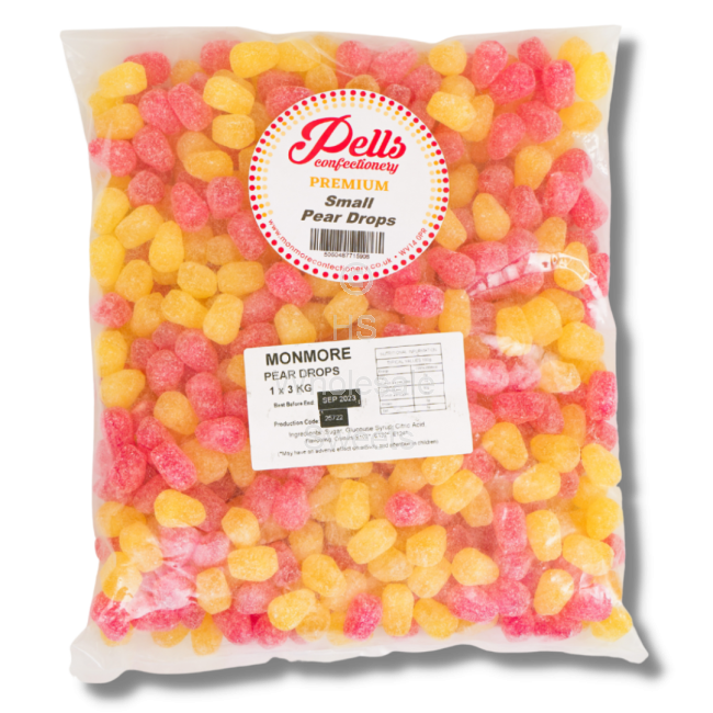 SMALL PEAR DROPS (PELLS) 3KG