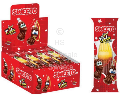 GIANT COLA BOTTLES (SWEETO) 24 COUNT