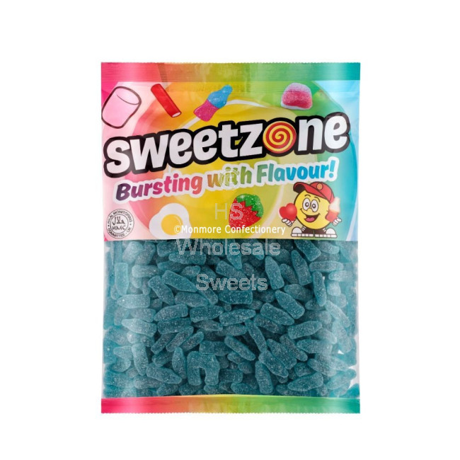 Sweetzone Mini Blue Raspberry Bottles | Halal Sweets