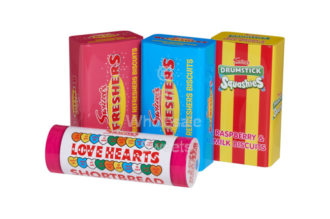 Swizzels Drumstick Squashies Raspberry & Milk Biscuits 130G