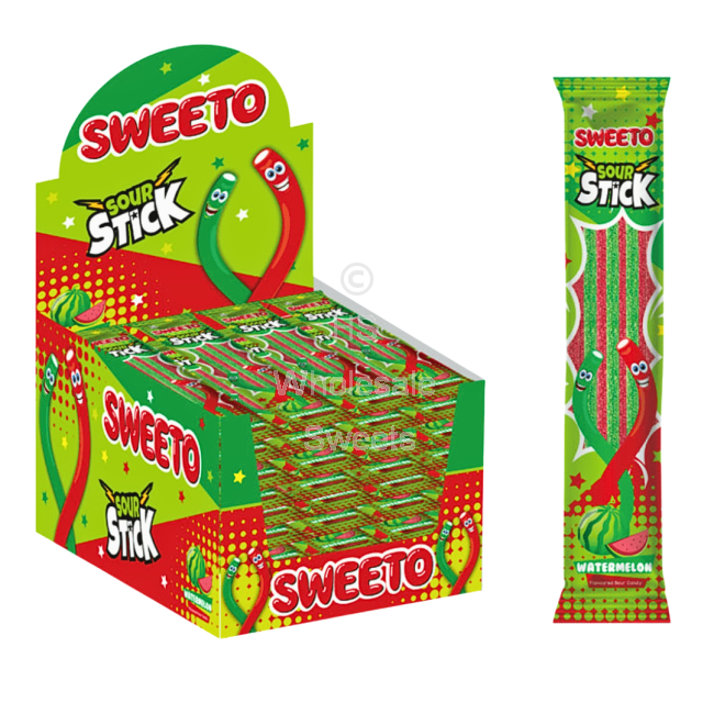 Sweeto Soursticks Watermelon 24pcs x30g