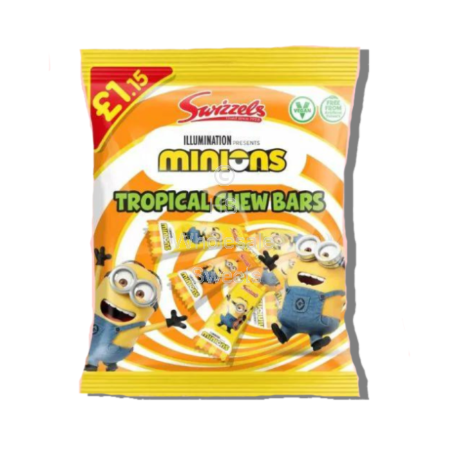 Swizzels Minion Mini Chew Bar Bag £1.15 PMP 12x120g