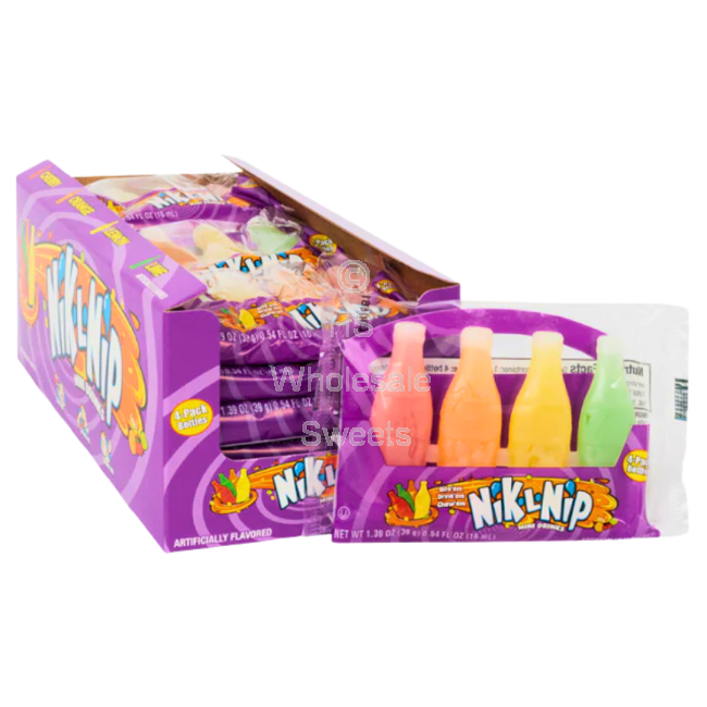 Nik L Nip Original Wax Bottles 18x4 Pack
