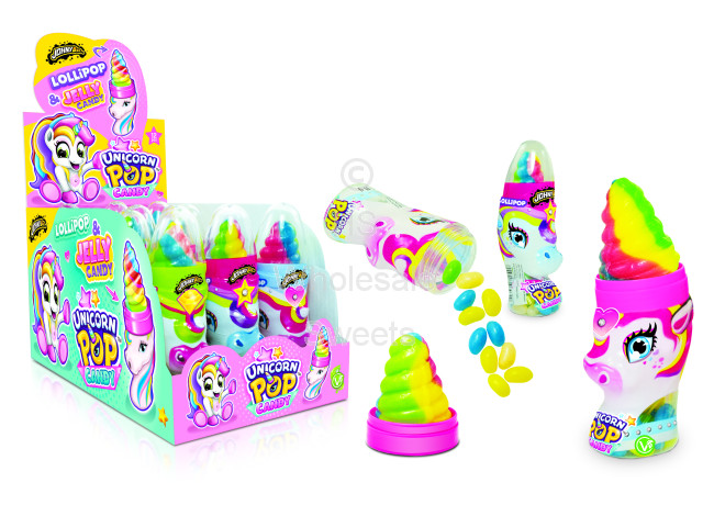 Johnny Bee Unicorn Pop Candy 12 Count