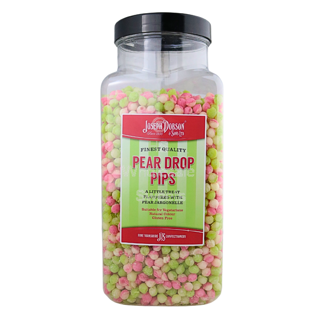 Dobson's Pear Drop Pips 2.72Kg Jar