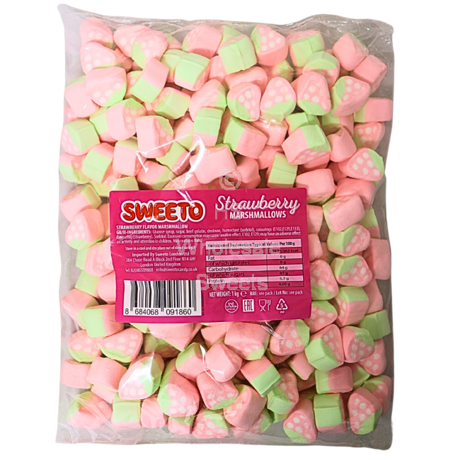 Sweeto Strawberry Marshmallows 1kg