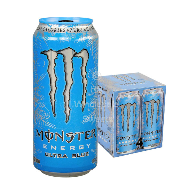 Monster Ultra Blue Cans 24 x 500ml