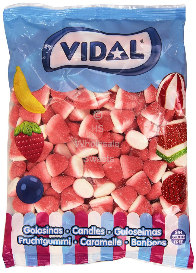 Vidal Strawberry Sugared Kisses 1.5kg