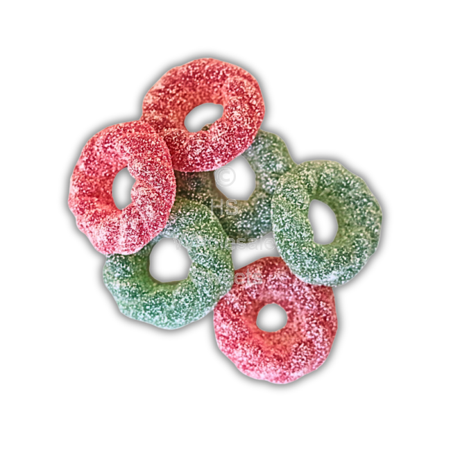 Candycrave Vegan Fizzy Christmas Wreaths 2kg